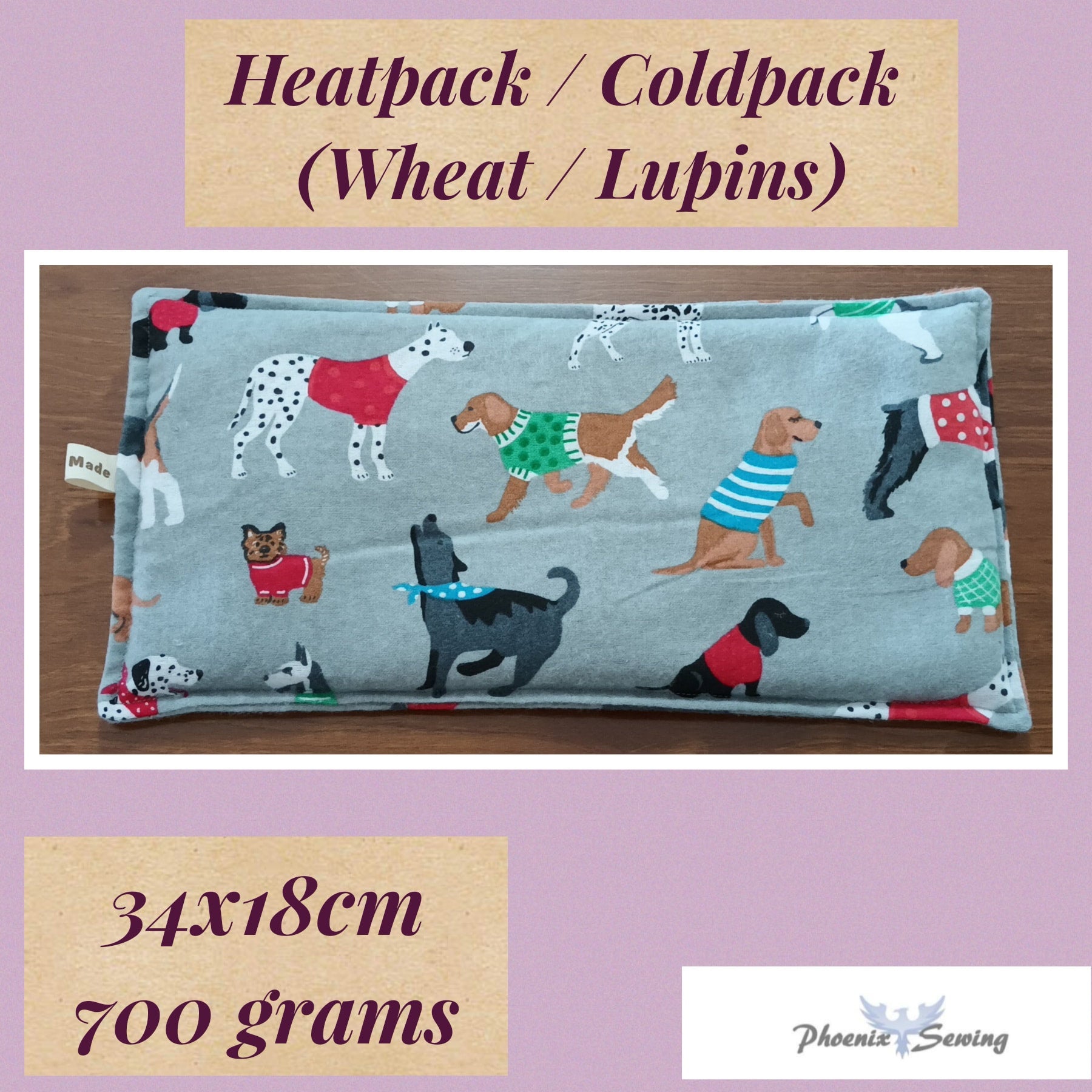 Dog - Heatpack / Coldpack | Phoenix Sewing